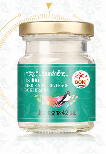 BOKI เครื่องดื่มรังนกสำเร็จรูป พรีเมียม (42mlx3) 24 กล่อง รังนกเพื่อ ...