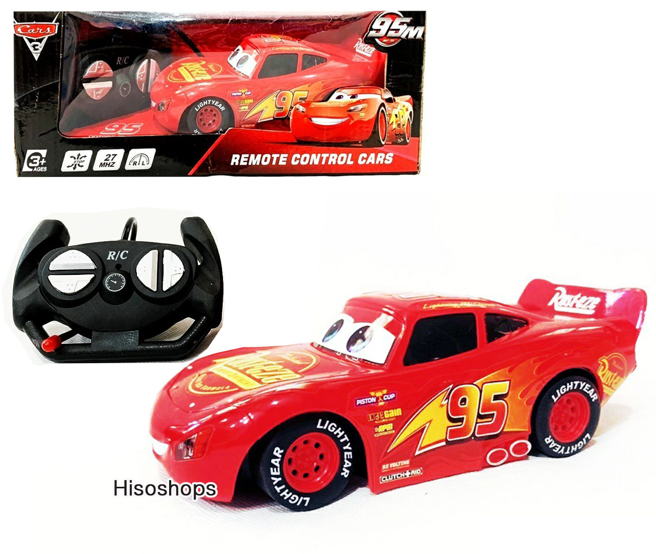 The Cars 3 Lightning Macqueen Remote control car. รถแข่ง คาร์3 โมเดลรถบังคับรีโมทไร้สาย สีสัน ...