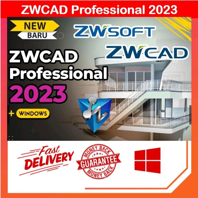 ZWCAD Professional 2023 | Lifetime For Windows | Full Version [ Sent email only ] | Lazada.co.th