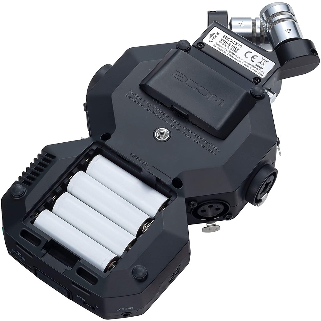 Zoom H8 12-Track Portable Recorder, Stereo Microphones, 6 Inputs ...