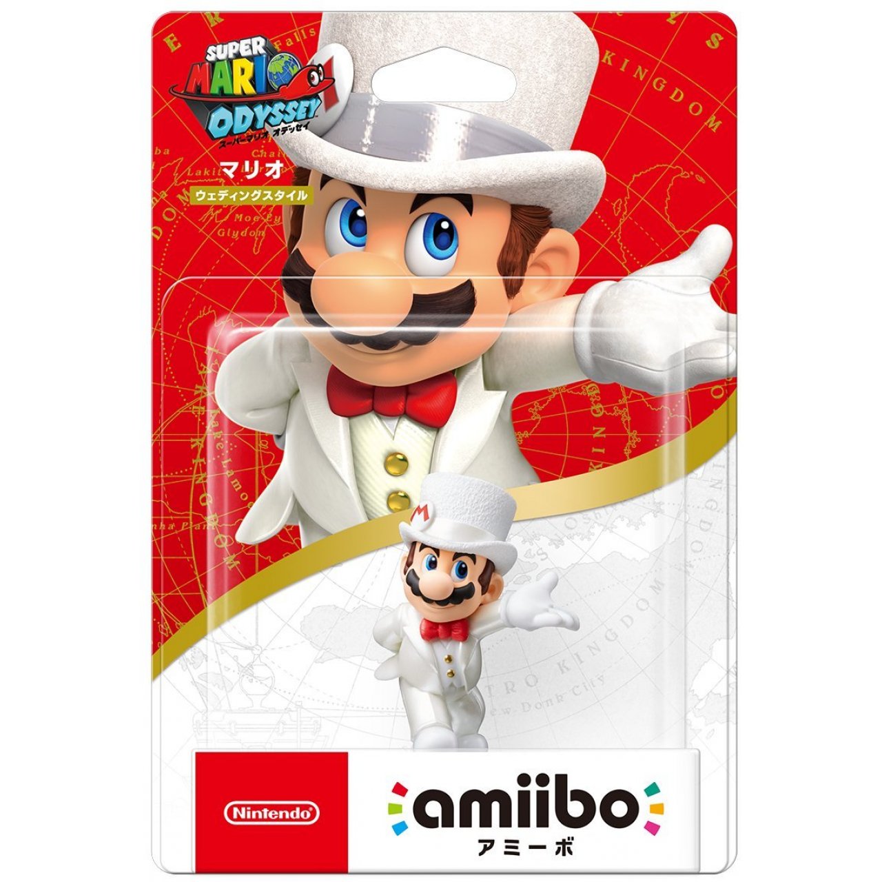 AMIIBO AMIIBO SUPER MARIO ODYSSEY SERIES FIGURE (MARIO - WEDDING OUTFIT ...