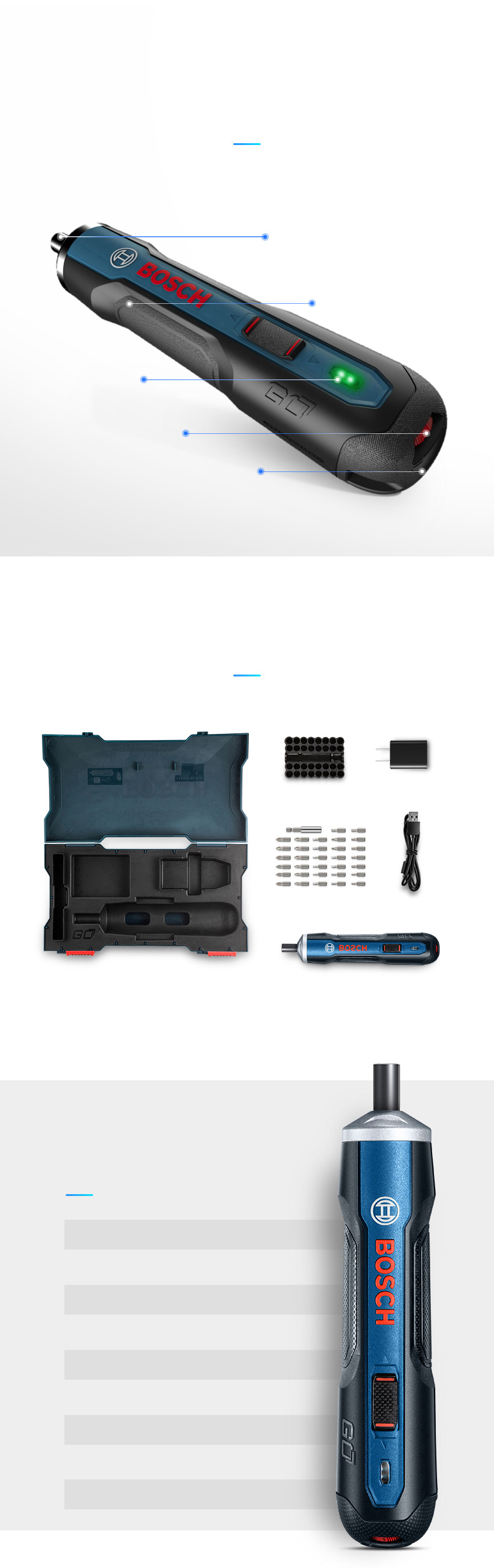 BOSCH GO PEN KIT ไขควงไร้สาย Li-Ion 3.6v BOSCH รุ่น GO Pen Kit หัวพร้อม ...