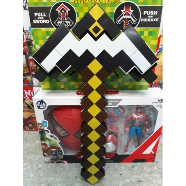 อาวุธดาบมายคราฟMINECRAFT TRANSFORMING SWORD♙ | Lazada.co.th