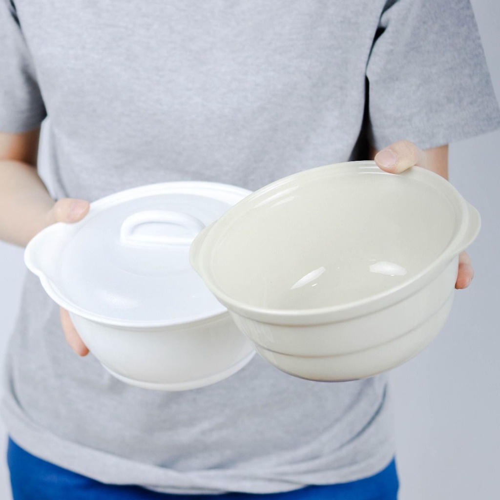 ชามไมโครเวฟ ชามเซรามิค เข้าไมโครเวฟได้ Micronware No.5089 สำหรับต้มและอุ่นอาหารในไมโครเวฟ ความจุ ...