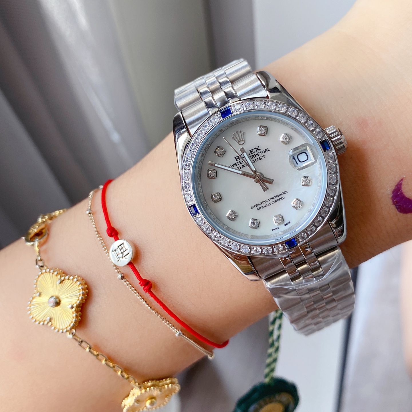 (ของแท้ 100) ROLEX Rolex Womens Log Type Collection Date Show ...