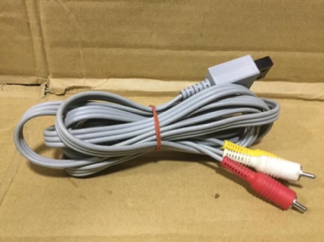 สาย AV Wii WiiU งานแท้ Nintendo AV Cable Wii วี เคเบิ้ล - Japan Gameshop Rareitems - ThaiPick