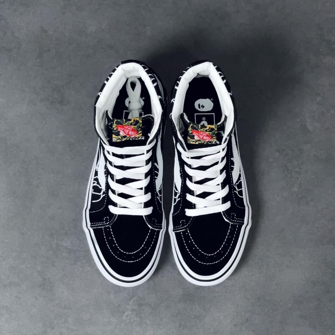 COUNTER SAME STYLE VANS SK8 HI 38 DX A BATHING APE SPORTS SNEAKERS ...