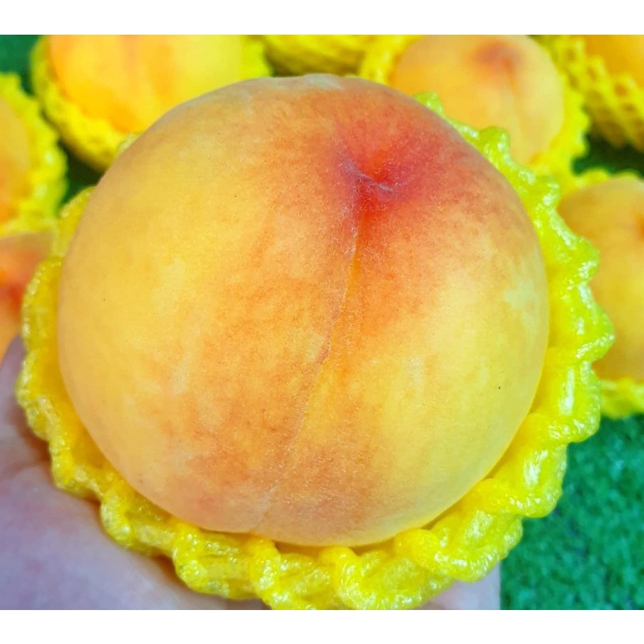 TOP-1ลูกพีชสดนำเข้า (1ลูก) PEACH ลดพิเศษ พรีเมี่ยม หอม หวาน ผลไม้สดๆ ...