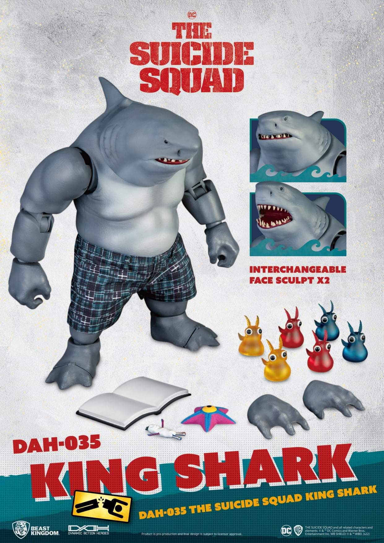 Beast Kingdom DAH-035 DC The Suicide Squad King Shark Nanaue 19 Scale ...