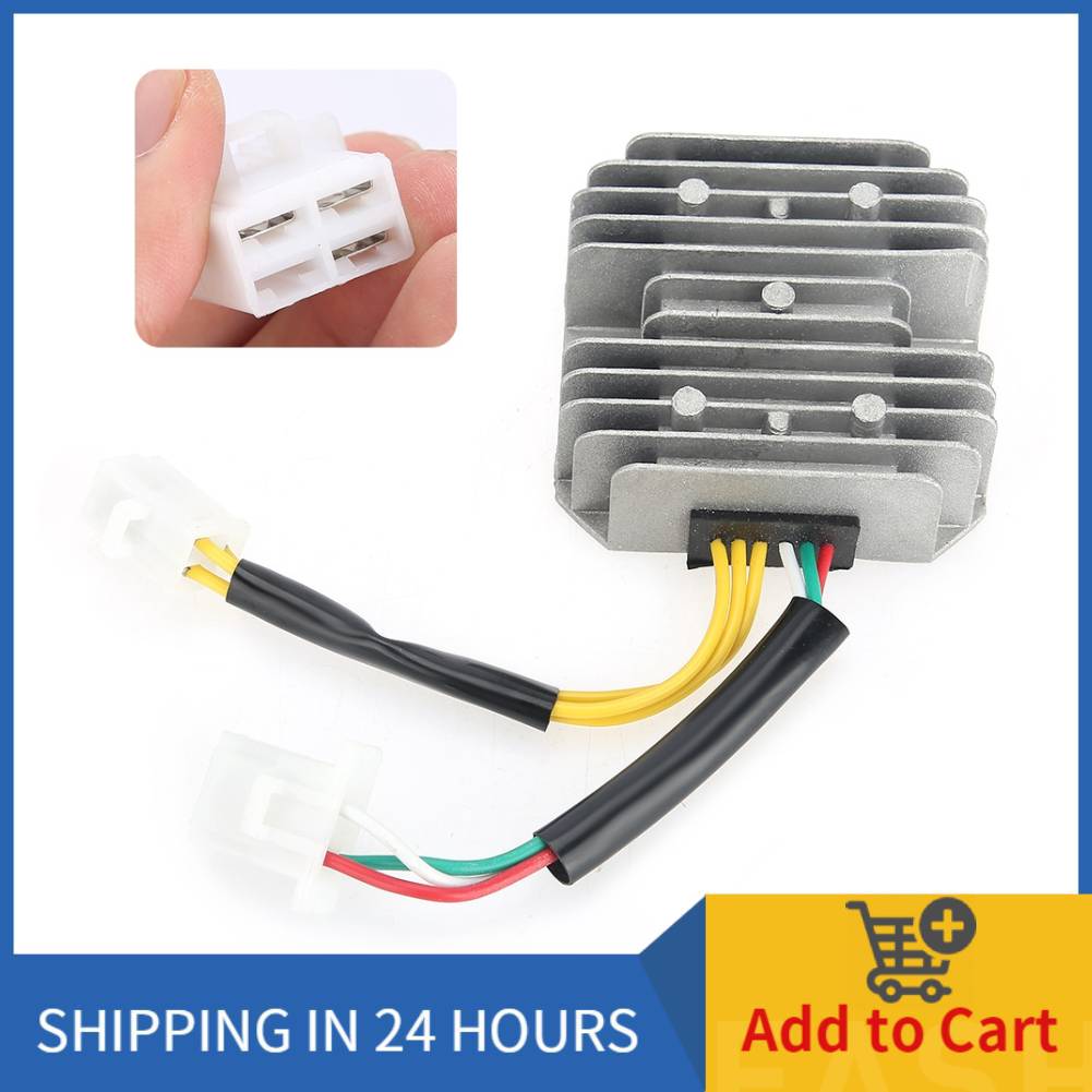 แรงดันไฟฟ้าตัวควบคุมการจ่ายกระแส Fit สำหรับ GY6 125cc 150cc 6 สาย ...