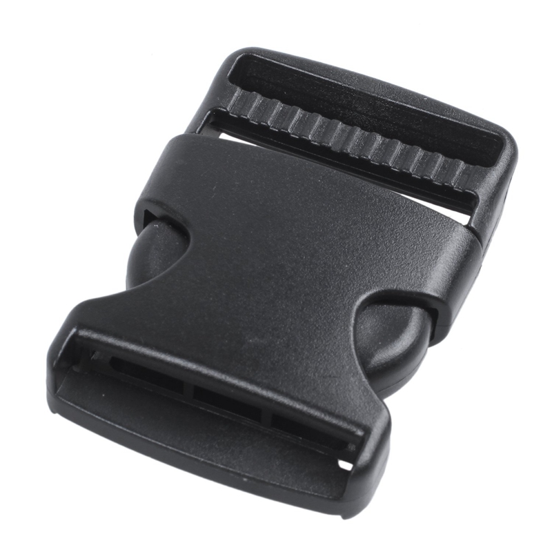 10x Hard Plastic Strap Band Belt Side Release Buckle 3cm Width Black ...