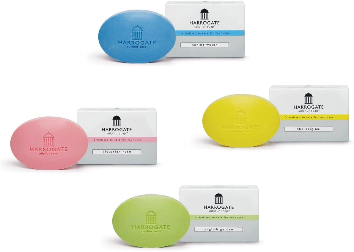 สบู่ Harrogate Sulphur Soap สบู่ ฮาร์โรเกต / Harrogate Body Wash ...