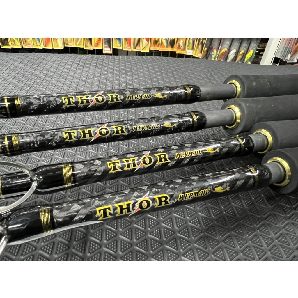 [ของแท้ ส่งฟรี] คันMermaid Thor Ver II ปี 2022 trueKM4.4 รอก คันเบ็ด ตก ...