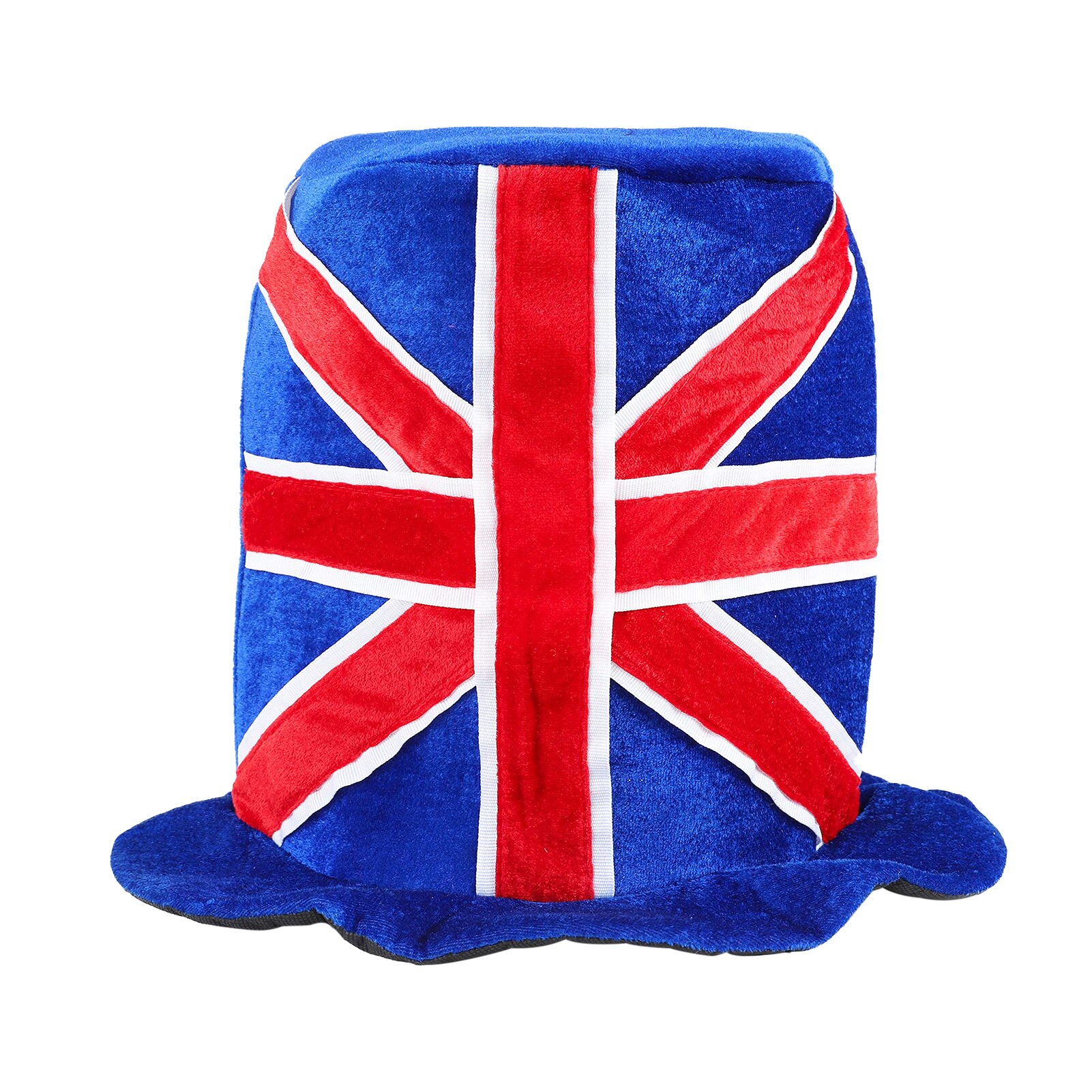 30cm Union Jack Velvet Top 2022 Hat British Flag Bunting Caps Dress ...