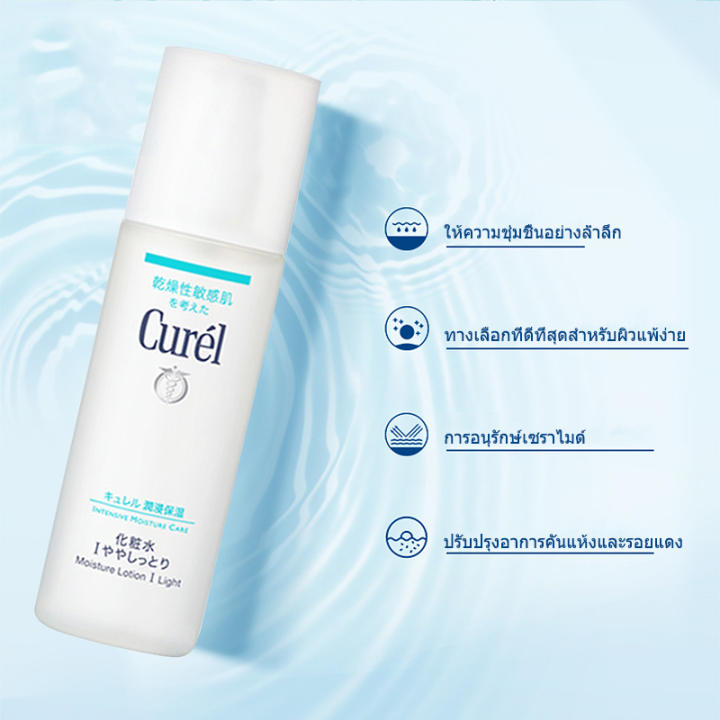 【รับประกันของแท้】Curel Moisturizing Lotion No. I No. Ⅱ No. Ⅲ Sensitive ...