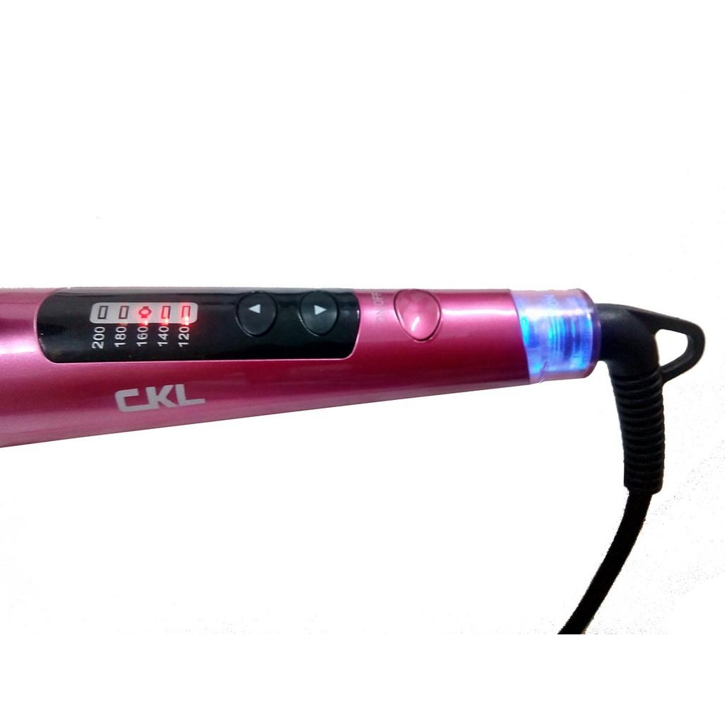 CKL 888 เครื่องหนีบ ม้วนผม มีมอก. ลอนมาม่า เครื่องหนีบผม ที่หนีบผม เครื่องม้วนผม ที่หนีบผม แกน ...