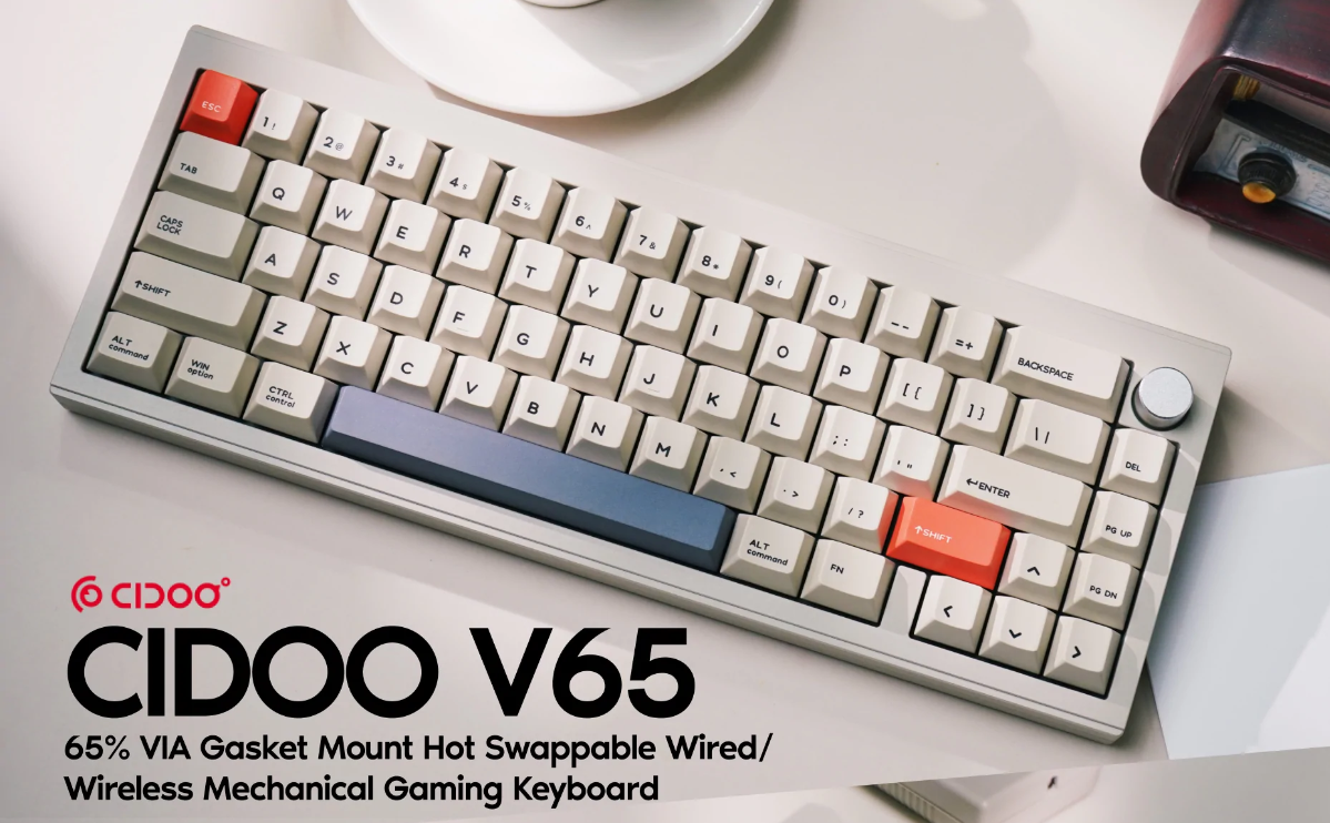 EPOMAKER CIDOO V65 65% Hot-Swap Wireless RGB | Lazada.co.th