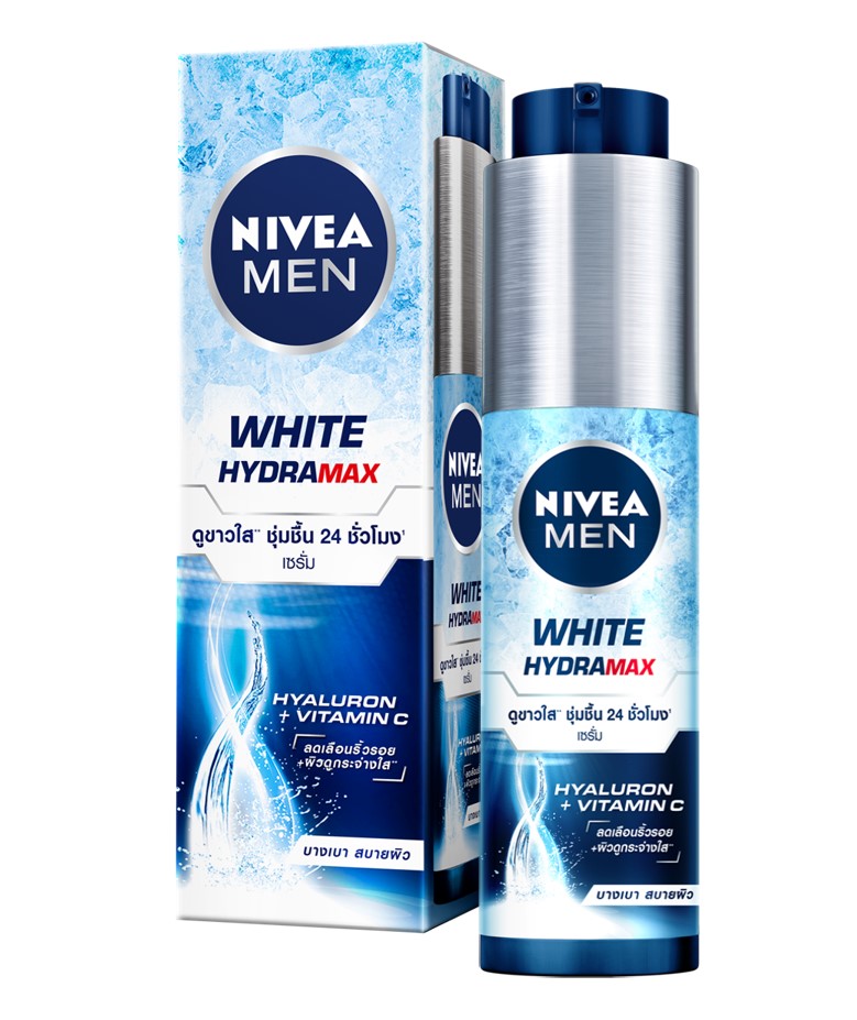 NIVEA MEN Bright Hydramax Serum 50ml. นีเวีย เม็น ไบร์ท ไฮดร้าแม็กซ์ เซ ...