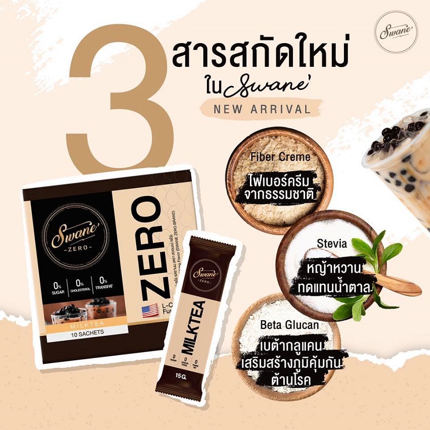 (ของแท้แน่นอน) Swane Zero สวอนเน่ เซโร่ สูตรลดน้ำหนัก ช่วยเบิร์นไขมัน ลดคอลเลสเตอรอล กาแฟ ...