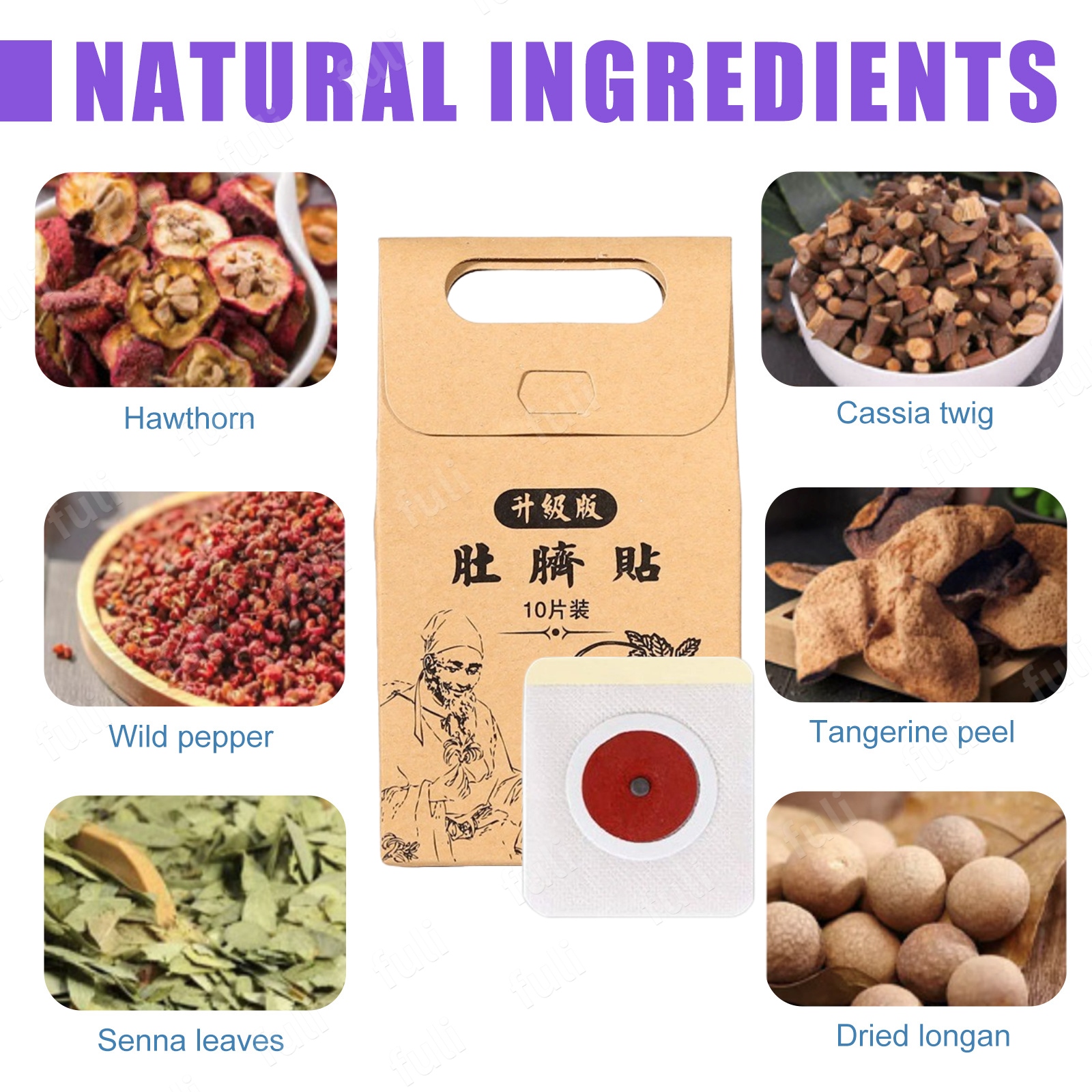 1050pcs Chinese Medicine Weight Loss Navel Sticker Magnetic Slim Detox ...