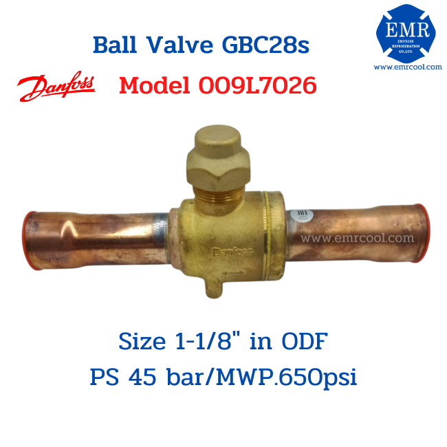 DANFOSS DANFOSS Shust-off Ball Valve GBC 22 S, 7/8 (009L7025) | Lazada ...