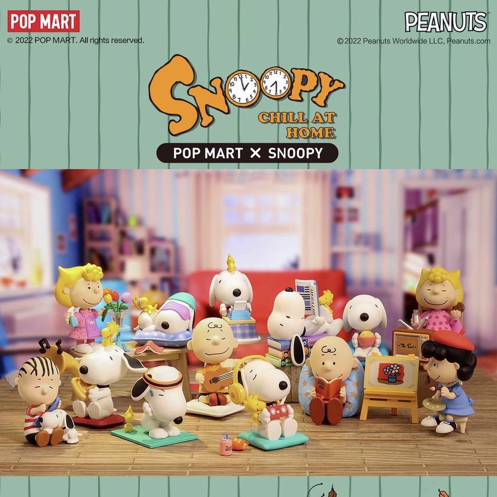 โมเดล ฟิกเกอร์ [แบบแยก] Snoopy Chill at Home series ลิขสิทธิ์แท้ ...
