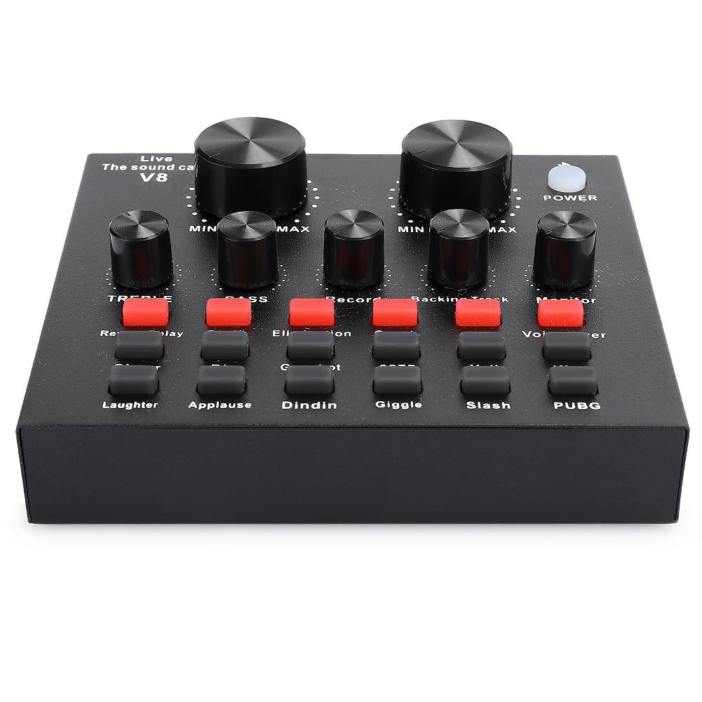 【Hot sale V8 Voice Change Liveการ์ดเสียง112 Electroacoustics 18 Sound ...