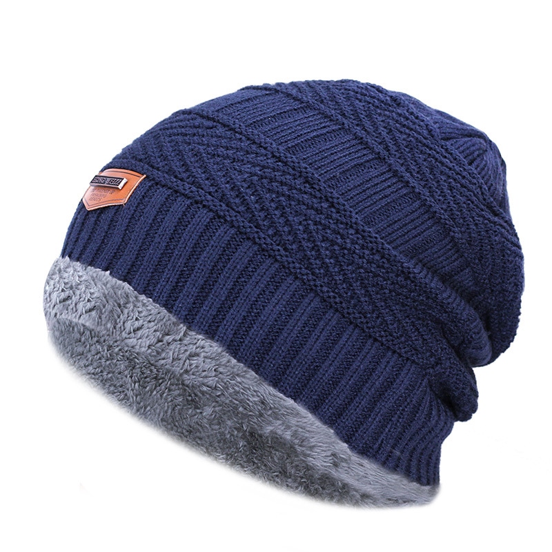 Beanies Men Winter Hat Women Knitted Hats For Men Cap Winter Beanie Hat Gorro Thick Warm ...