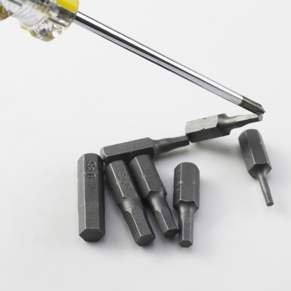 10pcs Hexagon Screwdriver Bit Set 14" Hex Shank 25mm Hex Head Screw ...