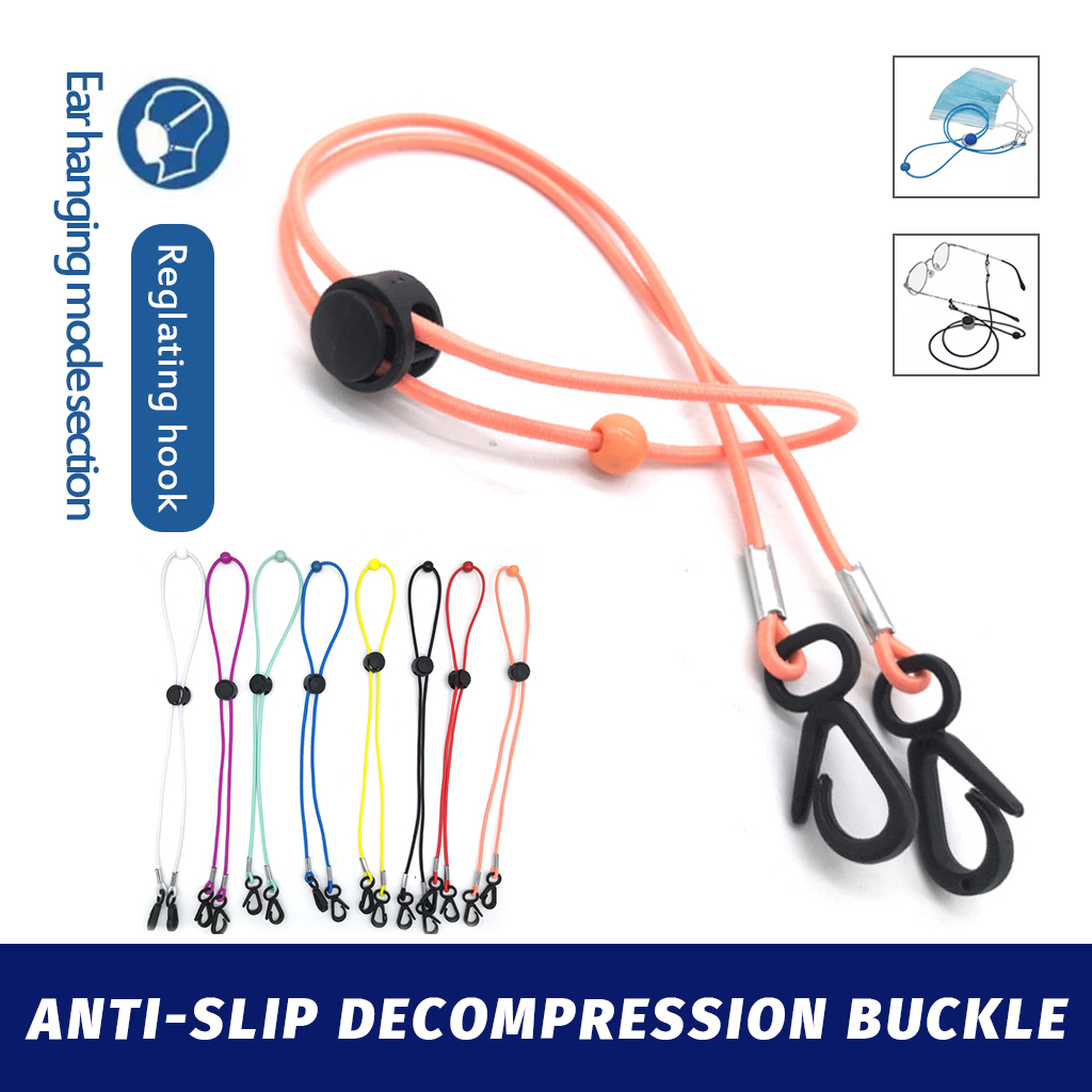 JesoMax 1Pcs ปรับหน้ากาก Extension Face Mask Lanyard หน้ากากผู้ถือ ...