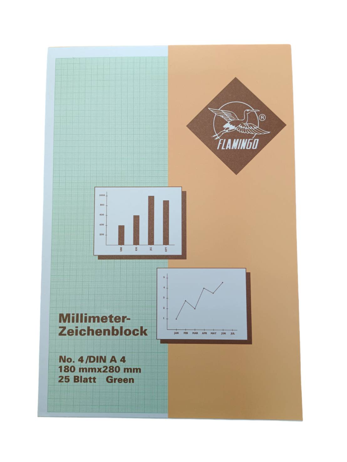 สมุดกราฟ ฟลามิงโก้ Flamingo Graph No.4 A4 | Lazada.co.th