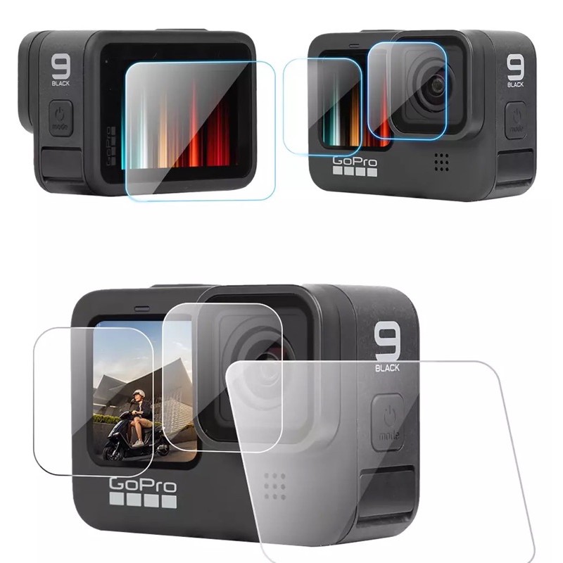 Best Seller 3 in 1 ฟิล์มกระจกนิรภัย GoPro 11 10 9 8 ฟิล์มกระจก GoPro11 ...