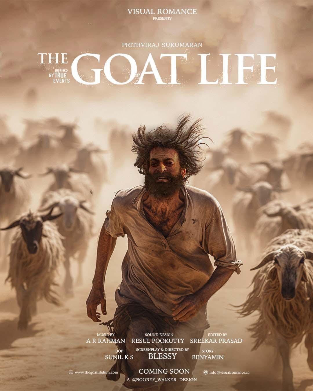 Aadujeevitham The Goat Life คนเลี้ยงแพะ (2024) บรรยายไทย DVD หนังใหม่ ...