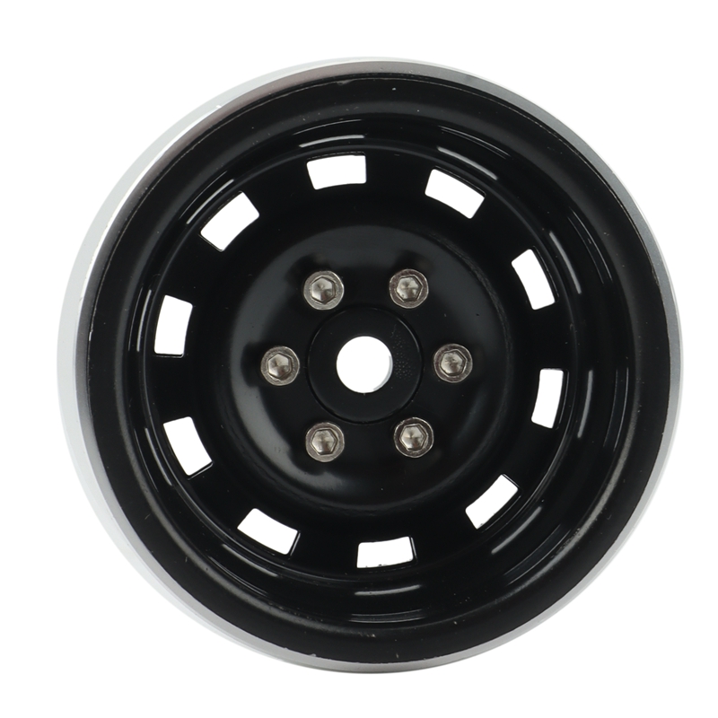 4PCS Rally 1.9 Metal Beadlock Wheel Hub Rim for 1/10 RC Crawler Axial SCX10 90046 AXI03007 ...