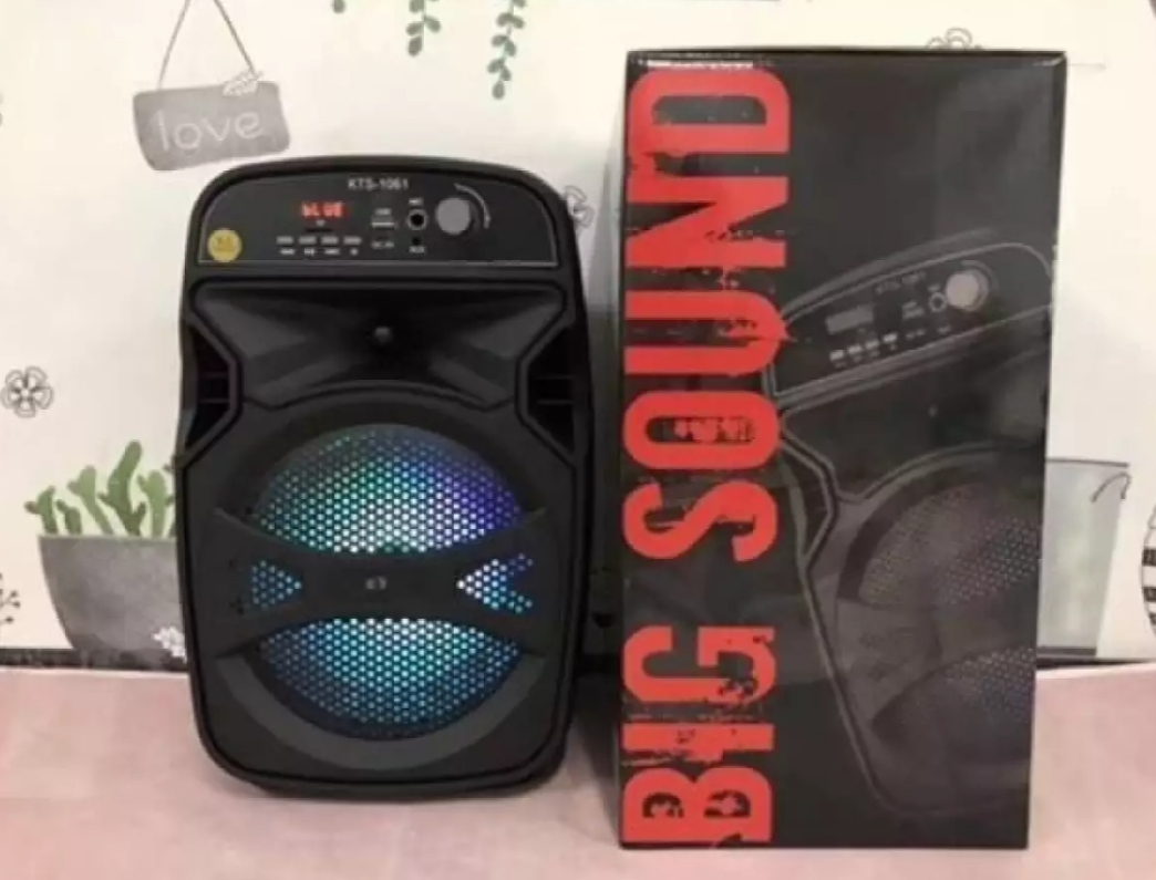 ลำโพงบลูทูธ ลำโพงแบบตู้ใหญ่ขนาดถึง 6.5 นิ้ว รุ่น KTS-1061 เสียงดังสะใจ ...