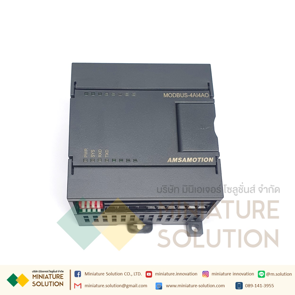 MODBUS RTU analog rs485 4-20ma/0-10V 12bit MODBUS-4AI4AO Analog ...