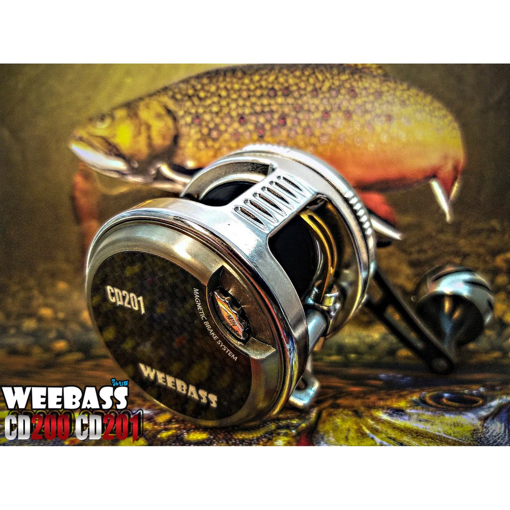 weebass รอก - รุ่น cd silver 200201 - ร้านเบ็ดและรอก - ThaiPick