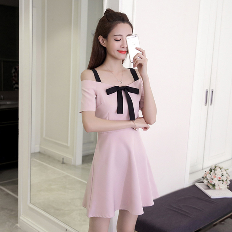 Candy Clothing Fashion 2020 summer new fresh and sweet Slim was thin a ...