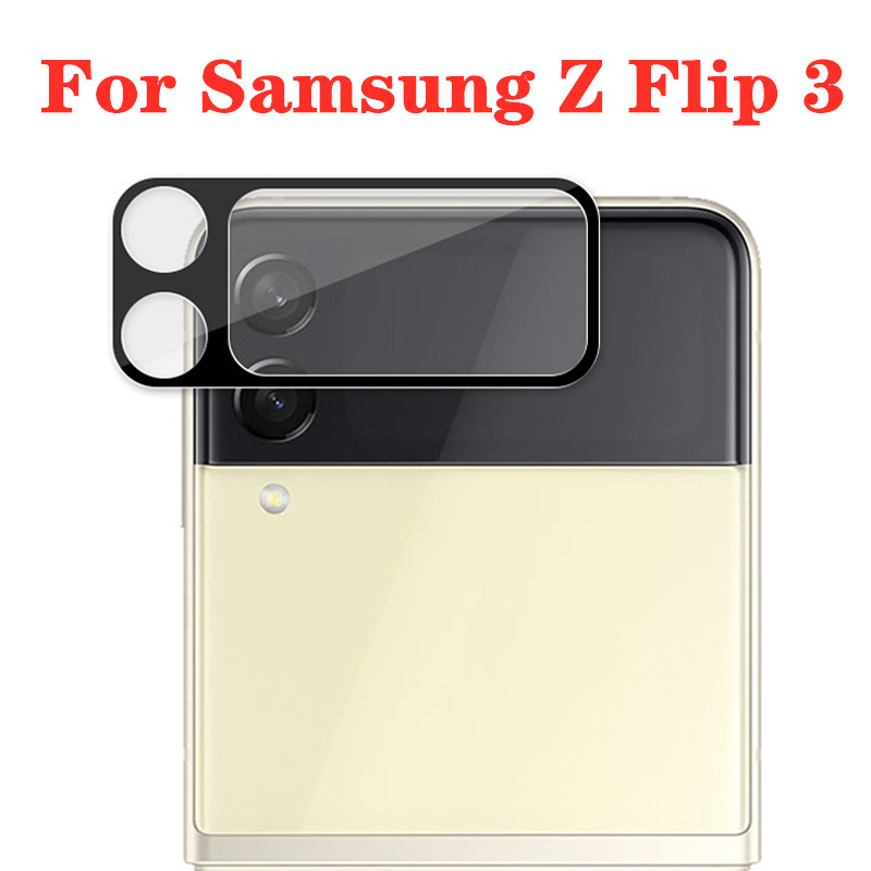 3D Camera Lens Protector For Samsung Galaxy Z Flip 3 Full Cover Glass ...