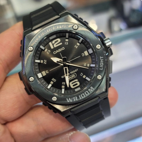 ของแท้ 100 นาฬิกาลำลองผู้ชาย CASIO MWA-100H รุ่น MWA-100HB-1AVDF นาฬิกา ...