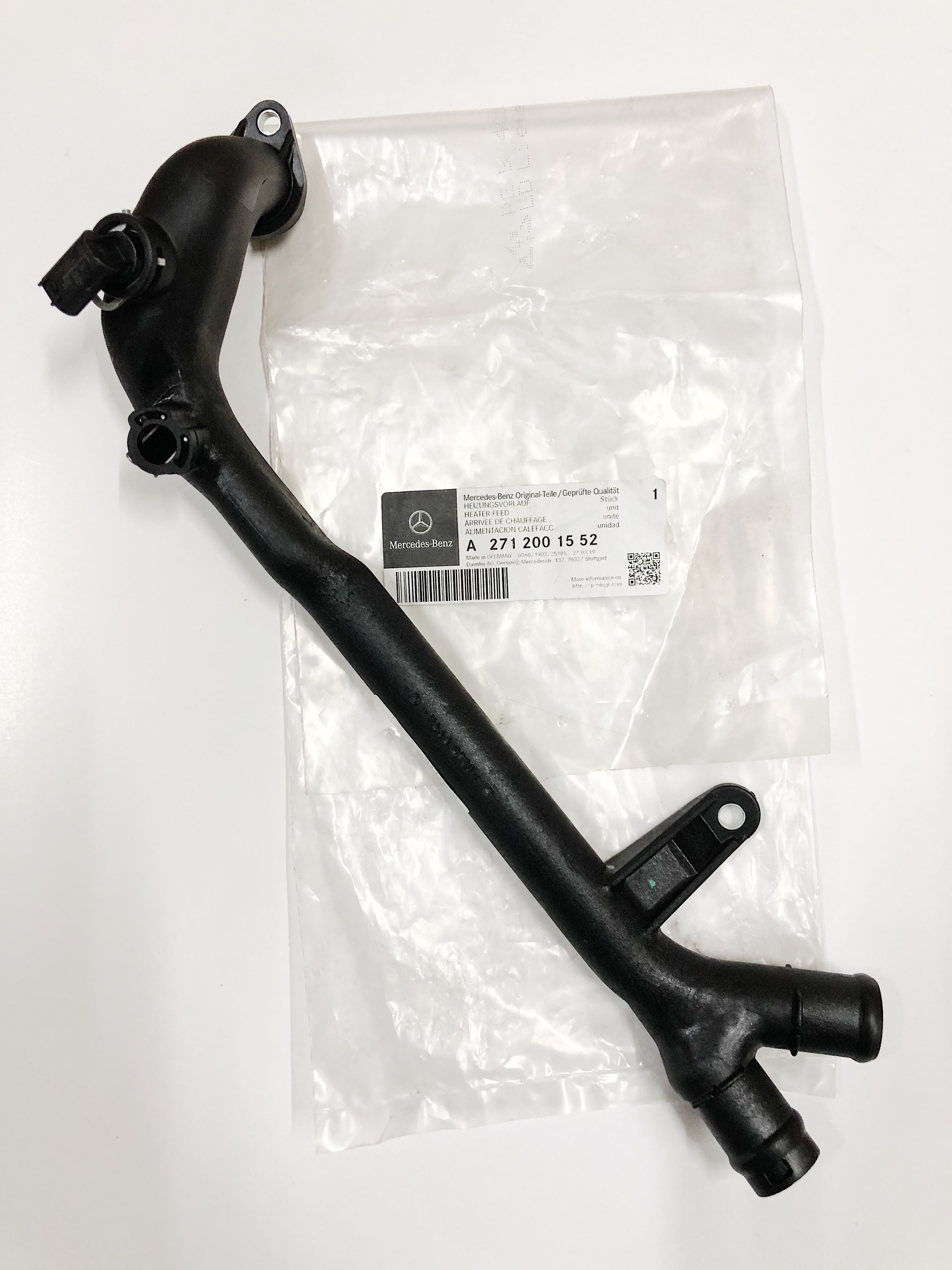 BENZแท้ ท่อน้ำข้างเครื่อง 271 รุ่น W203 W204 W209 W211 เบอร์ 271 200 15 ...