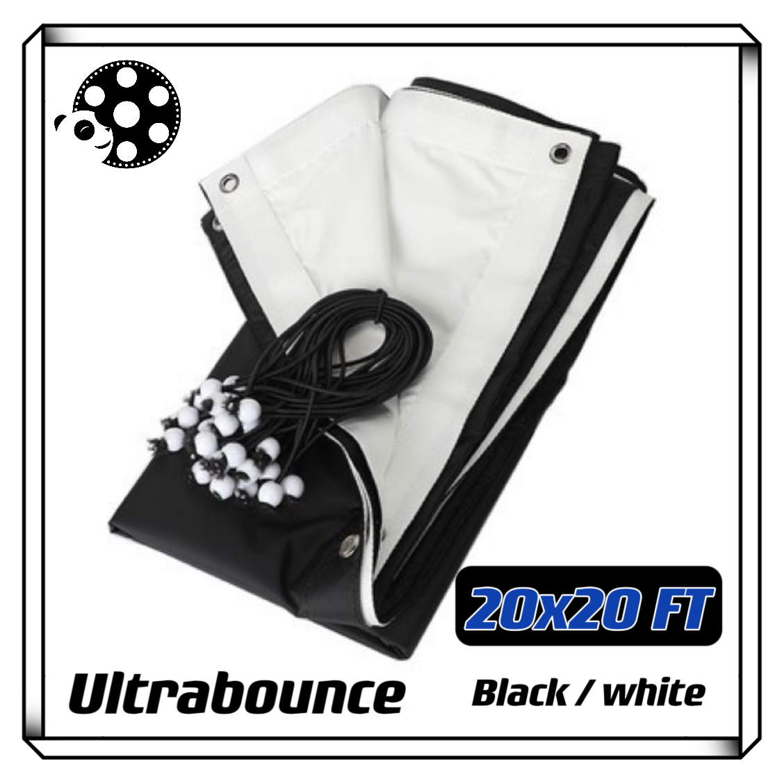 Overhead / Butterfly frame fabric :Ultrabounce black & white reversible ...
