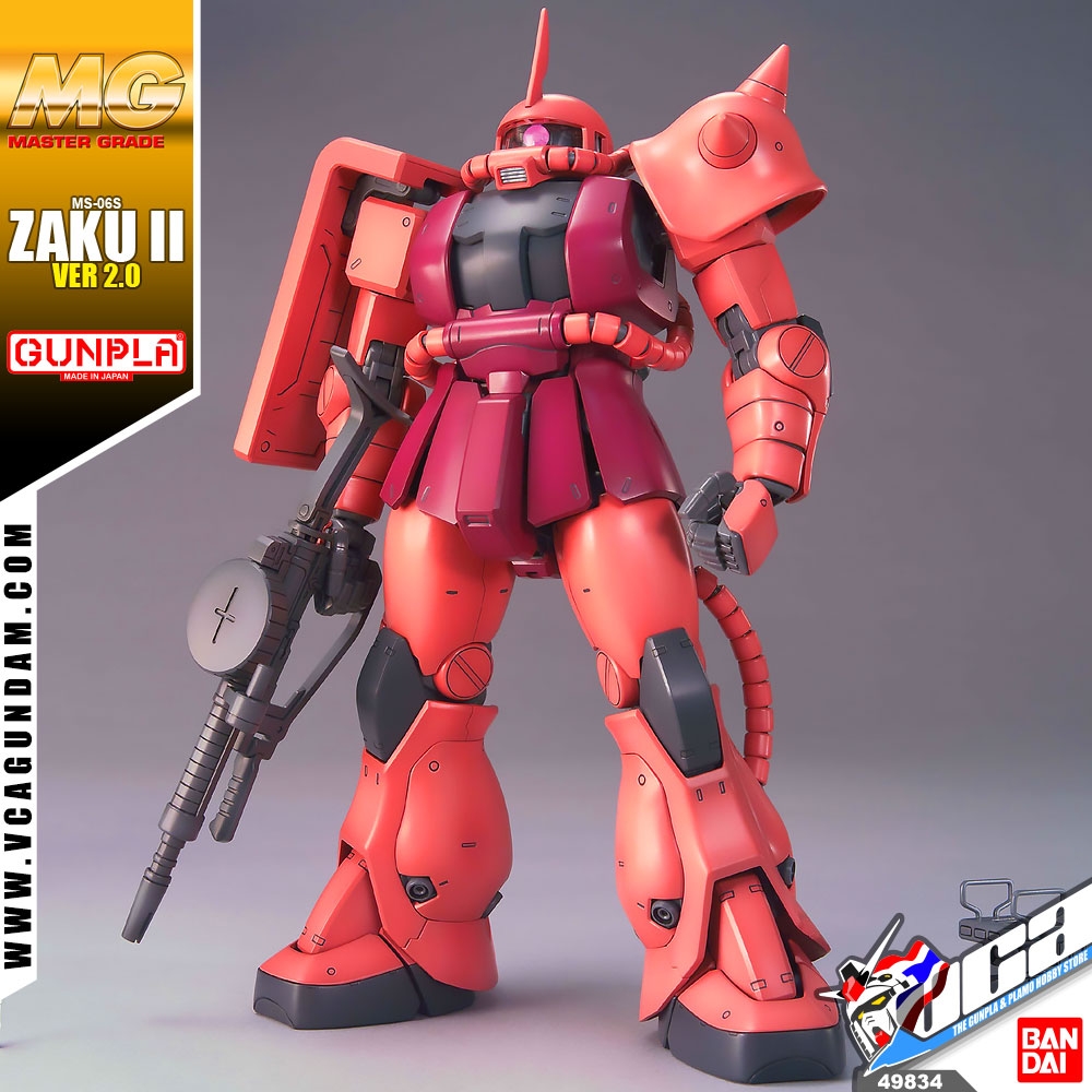 VCA ⭐️ BANDAI GUNPLA MASTER GRADE MG 1/100 MS-06S ZAKU II VER 2.0 ประกอบ หุ่นยนต์ โมเดล กันดั้ม ...