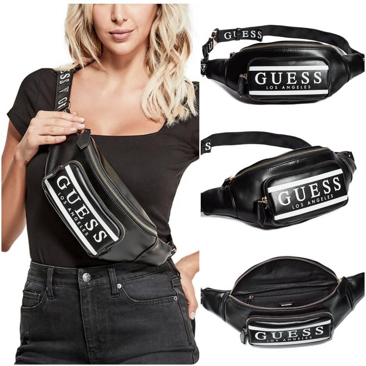 GUESS FACTORY MARISOLL GYM LOGO FANNY PACK กระเป๋าสะพาย/คาดเอว/คาดอก ...