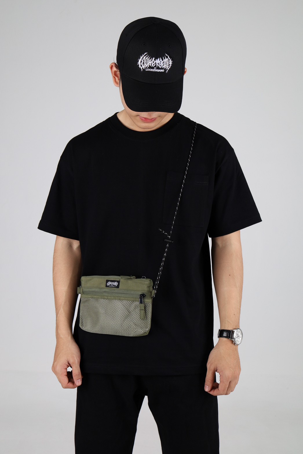 LOOKER SHOULDER NYLON BAG กระเป๋าสะพายข้างหลายสีลุกเกอร์ | Lazada.co.th