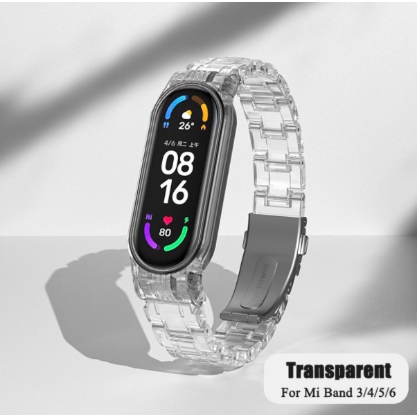 HOT★สายนาฬิกาข้อมือ แบบเปลี่ยน สําหรับ xiaomi mi band 6 xiaomi mi band ...