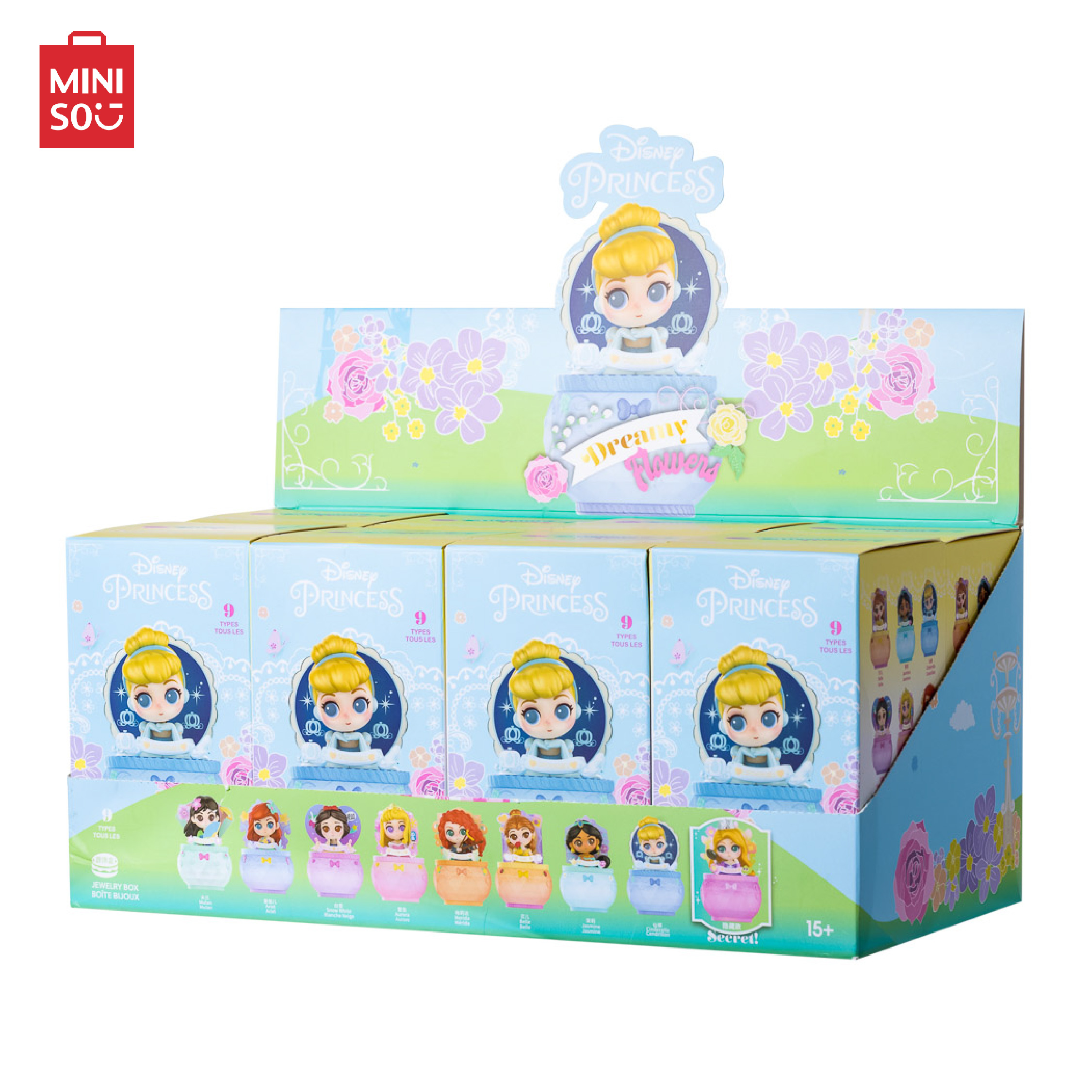 MINISO กล่องมหัศจรรย์ Disney Princess Series Dream and Flower Theme ...