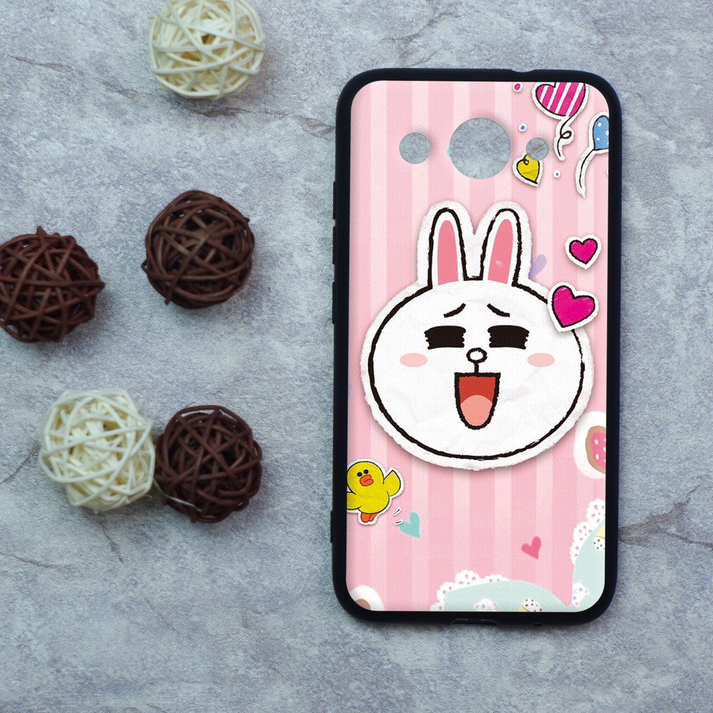 เคส Huawei Y3 (2017) / Y3 (2018) ใช้เคสเดียวกัน ลายหมีบราวน์ ขอบนิ่ม ...