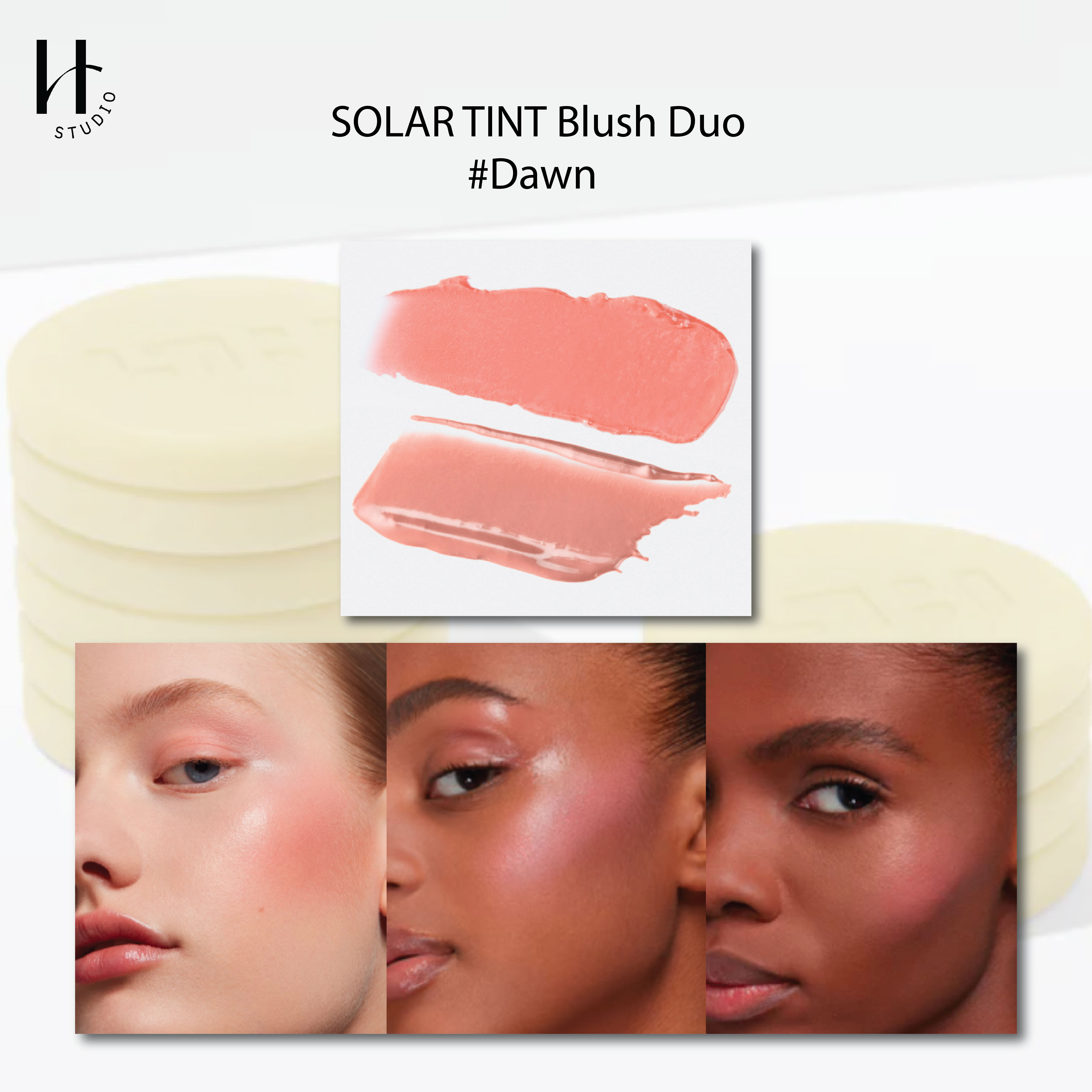 [Haveitall.studio] Simihaze : SOLAR TINT Blush Duo⁣ : Cream Blush, บรัช ...