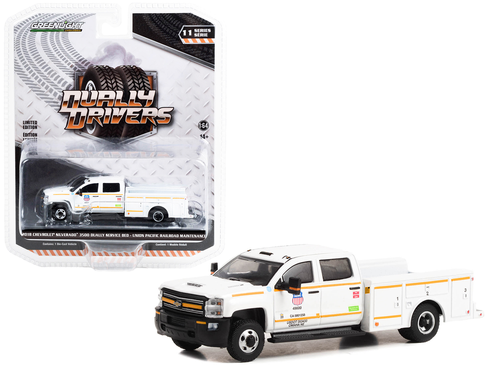Greenlight 164 Dually Drivers Series 11 - 2018 Chevrolet Silverado 3500 ...